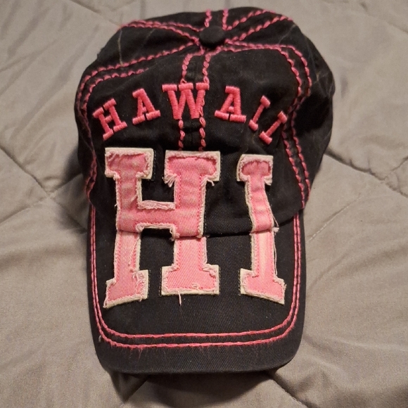 Robin Ruth | Other | Robin Ruth Black Cap With Pink Stitching | Poshmark